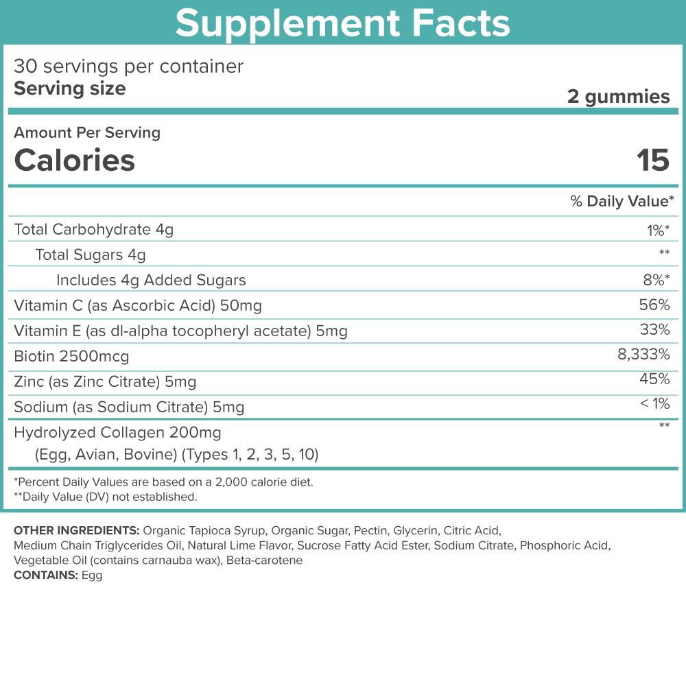 SkinnyFit Super Youth Gummies - Collagen & Biotin Gummies | SkinnyFit